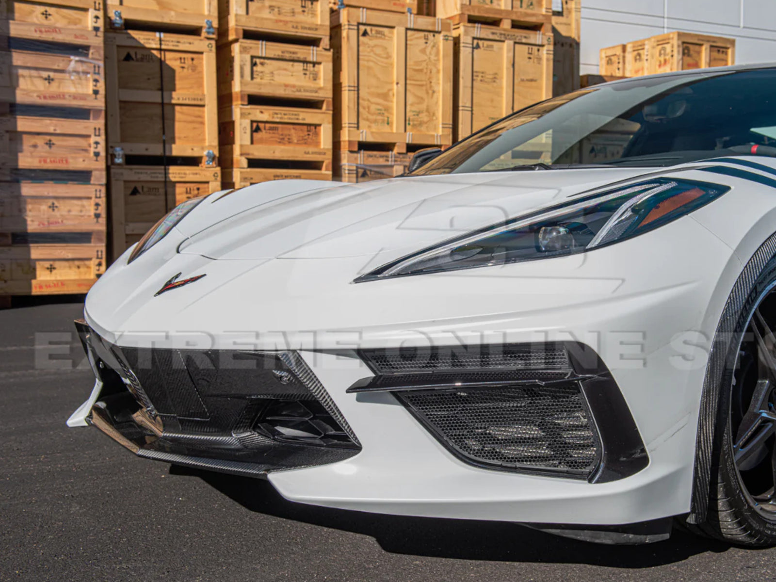 2020-23 Corvette - Front Grille Cover - Carbon Fiber