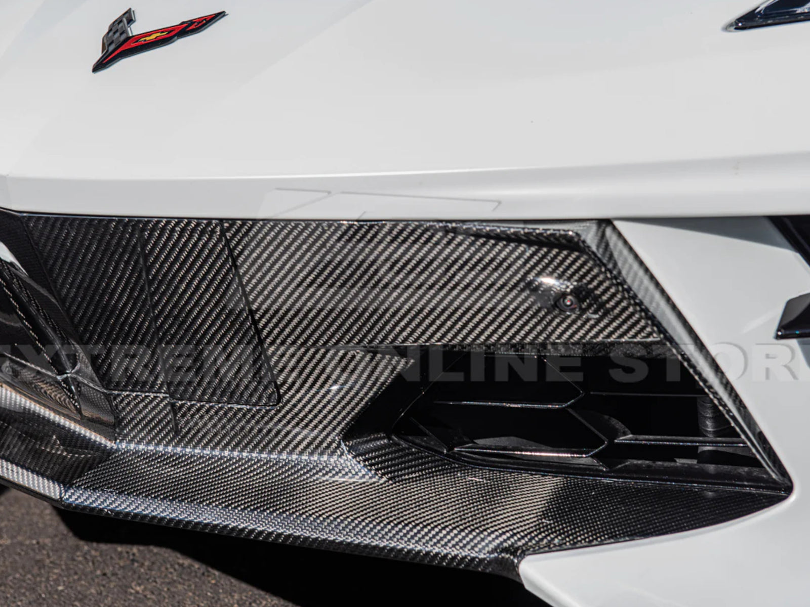 2020-23 Corvette - Front Grille Cover - Carbon Fiber