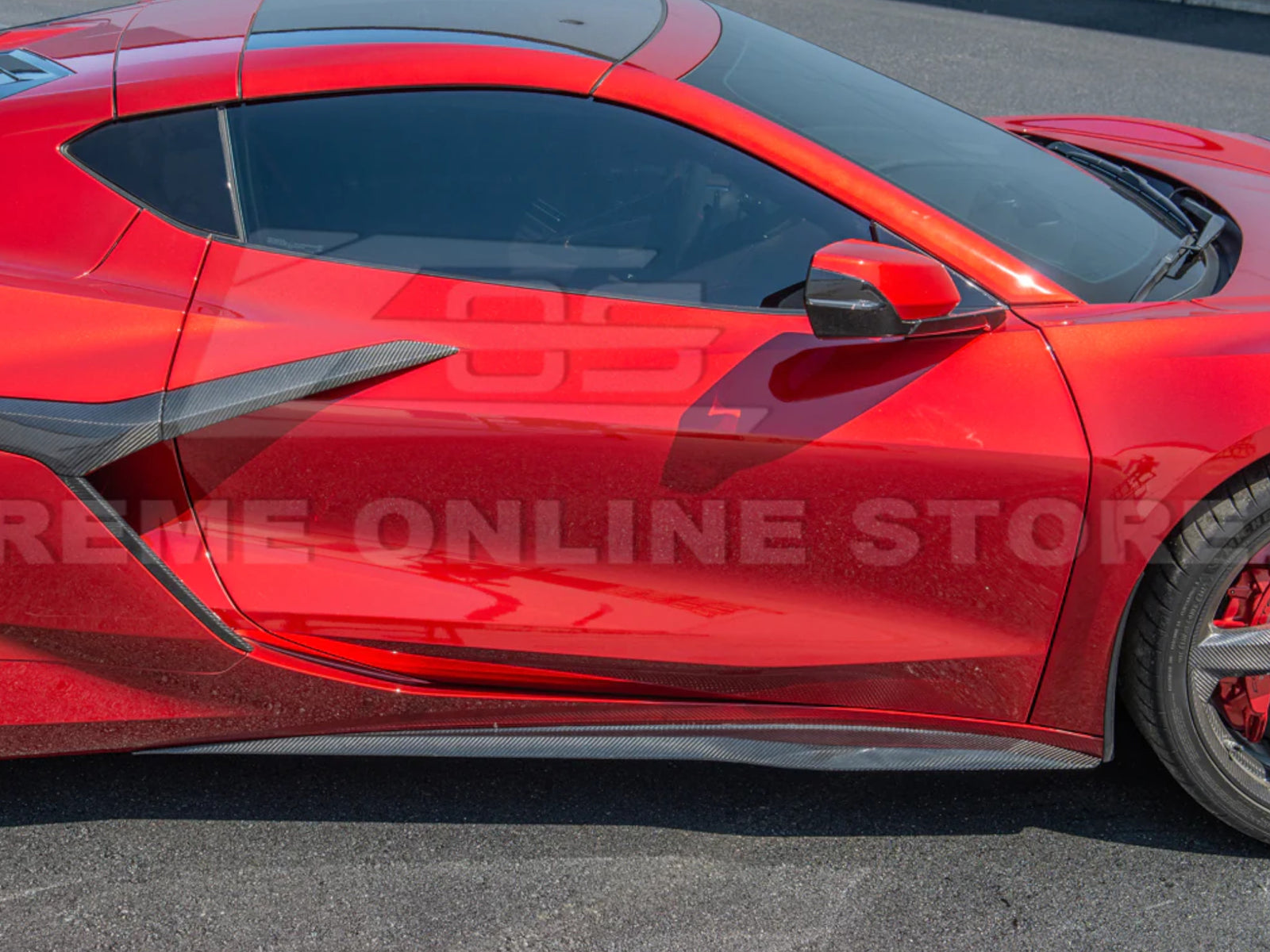 2020-24 Corvette Z06 - Side Skirt - Carbon Fiber