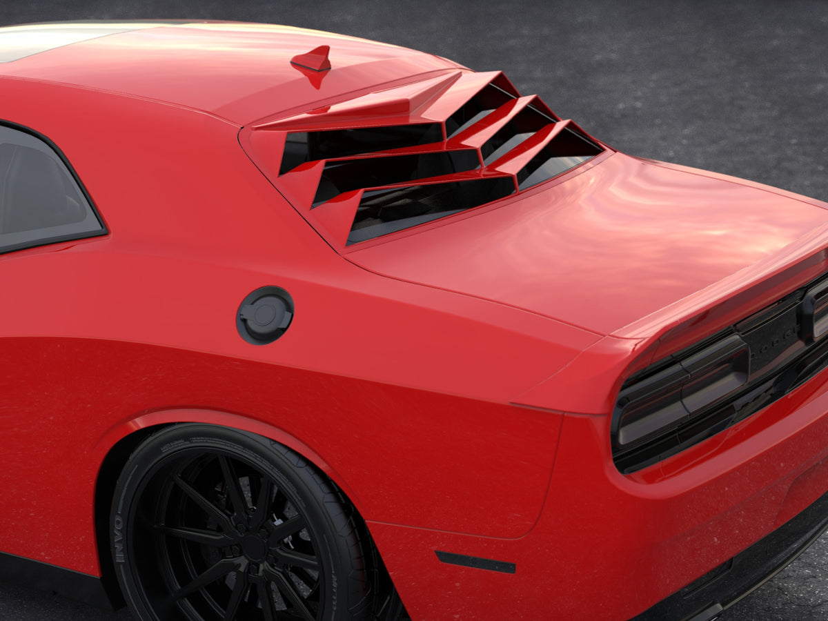 2008 23 Challenger Bakkdraft Rear Window Louver