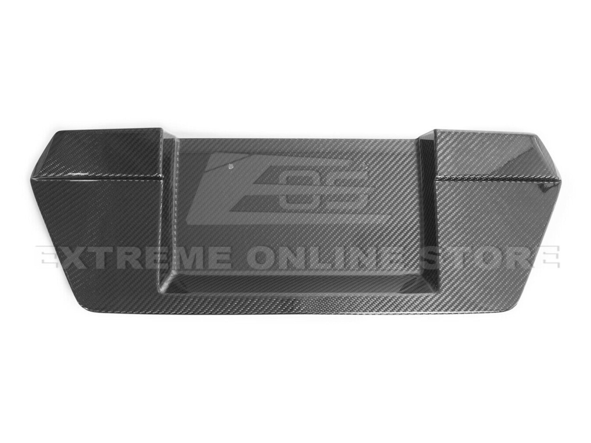 2020-24 Corvette - Rear License Plate Frame Cover - Carbon Fiber