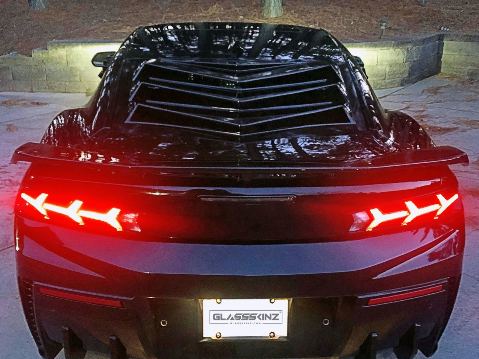 2016-24 Camaro - Bakkdraft Rear Window Louver