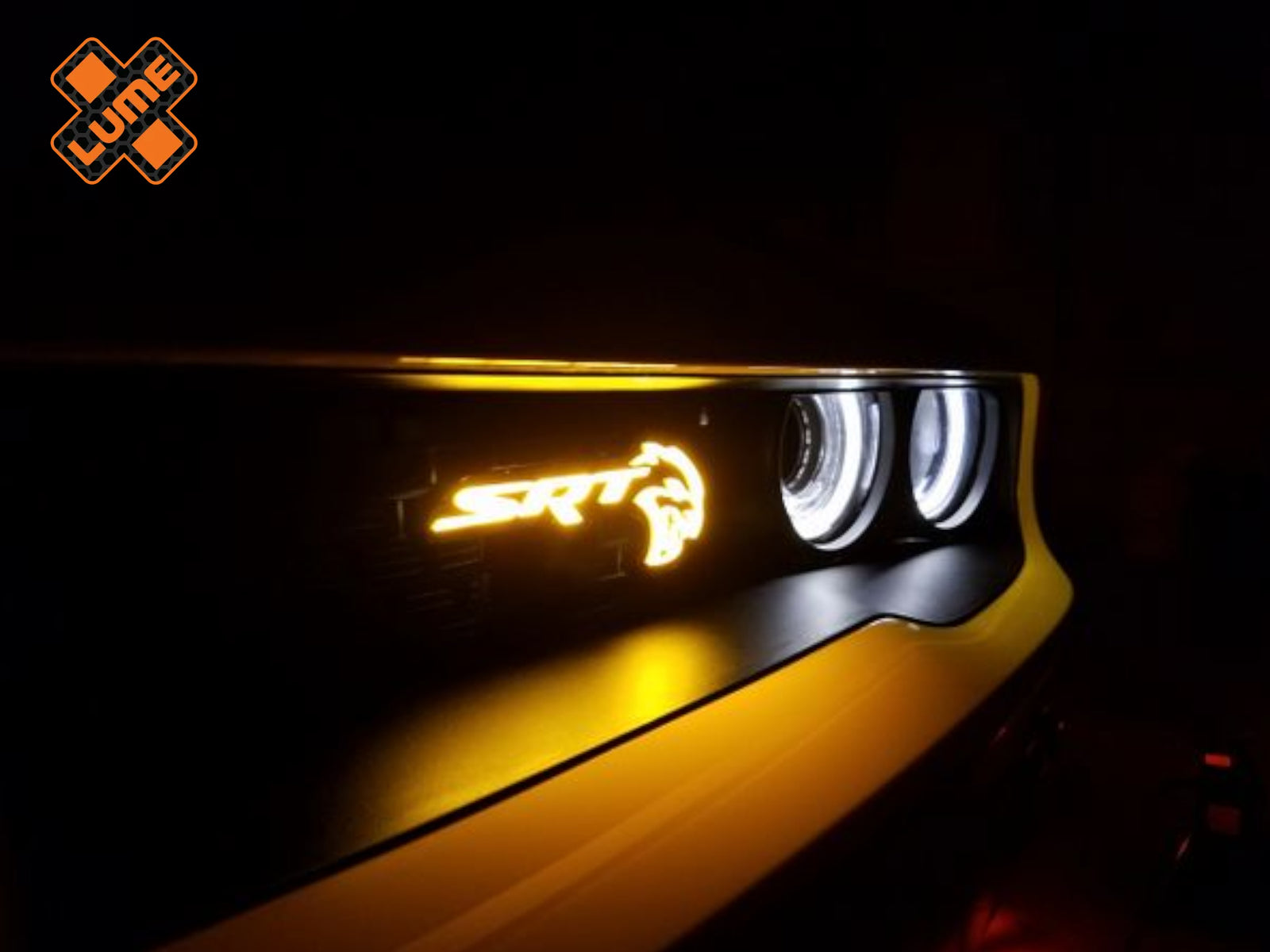 2015-23 Challenger Charger - SRT Hellcat LED Badge