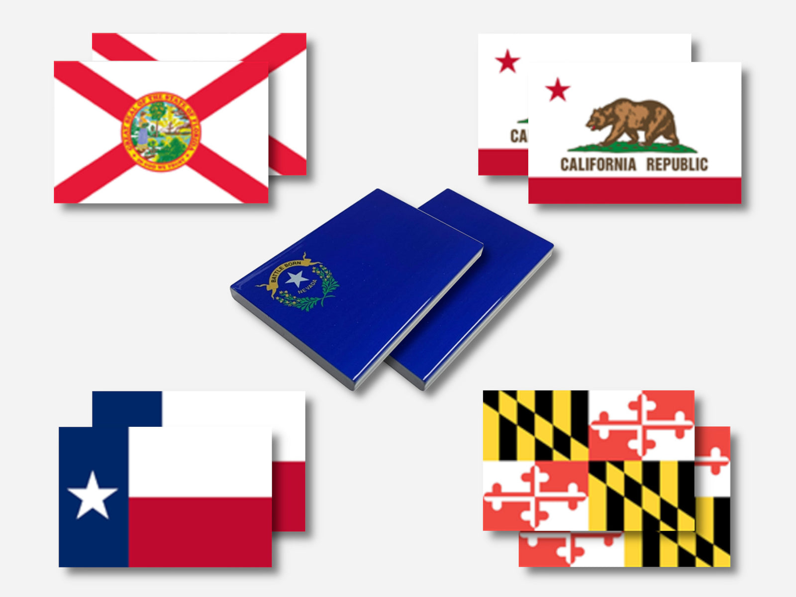 State Flag - Exterior Badge